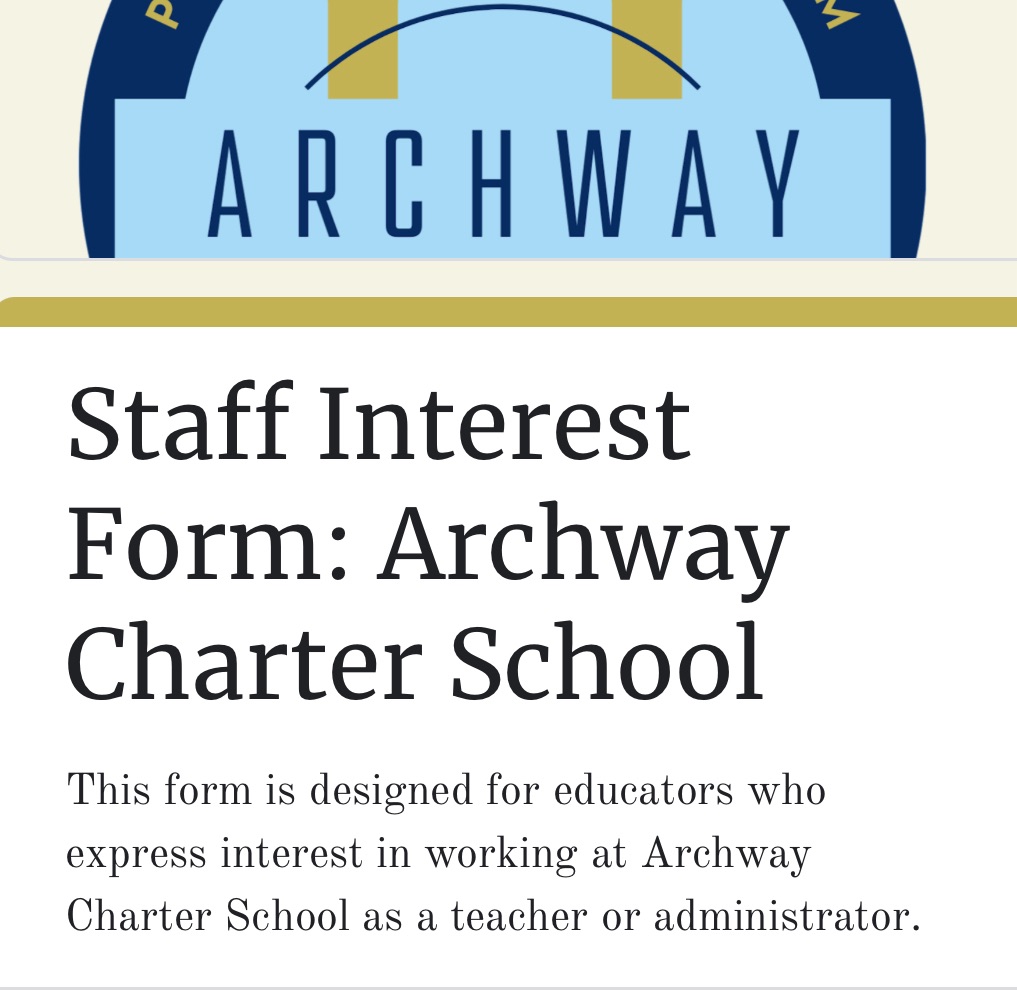 Archway Charter School – YOUR BRIDGE INTO THE FUTURE